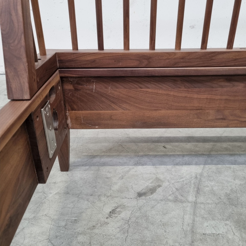 Walnut Spindle bed | Re-loved